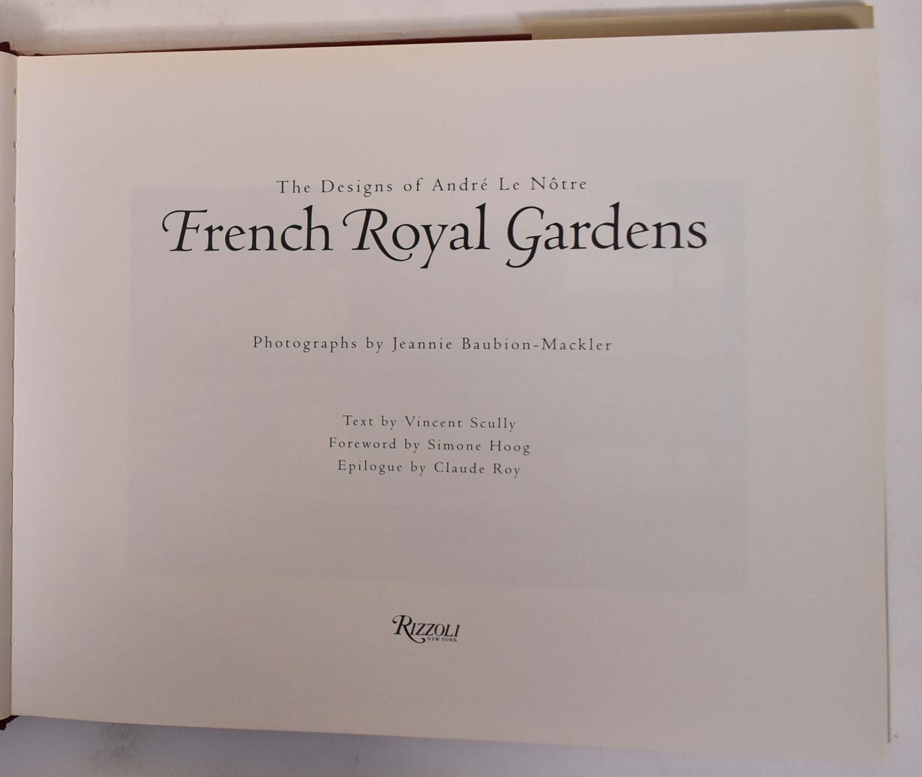 The Designs of Andre Le Notre: French Royal Gardens | Vincent Scully