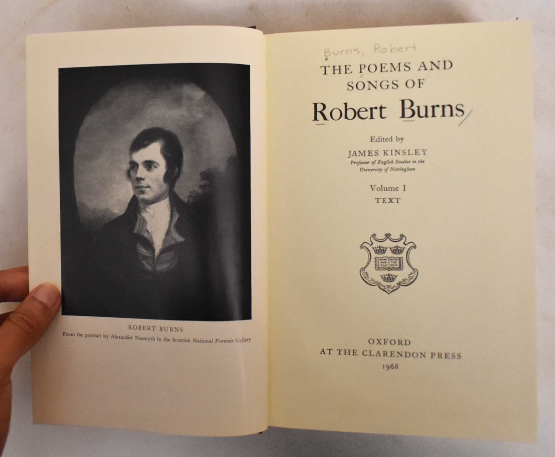 The Poems And Songs Of Robert Burns Three Volumes | James Kinsley