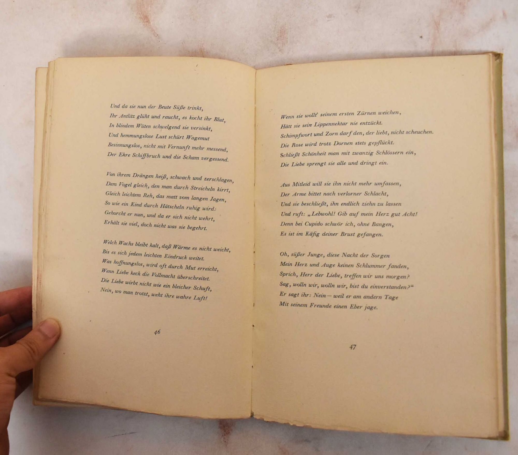 Venus und Adonis | William Shakespeare, Edwin Scharff